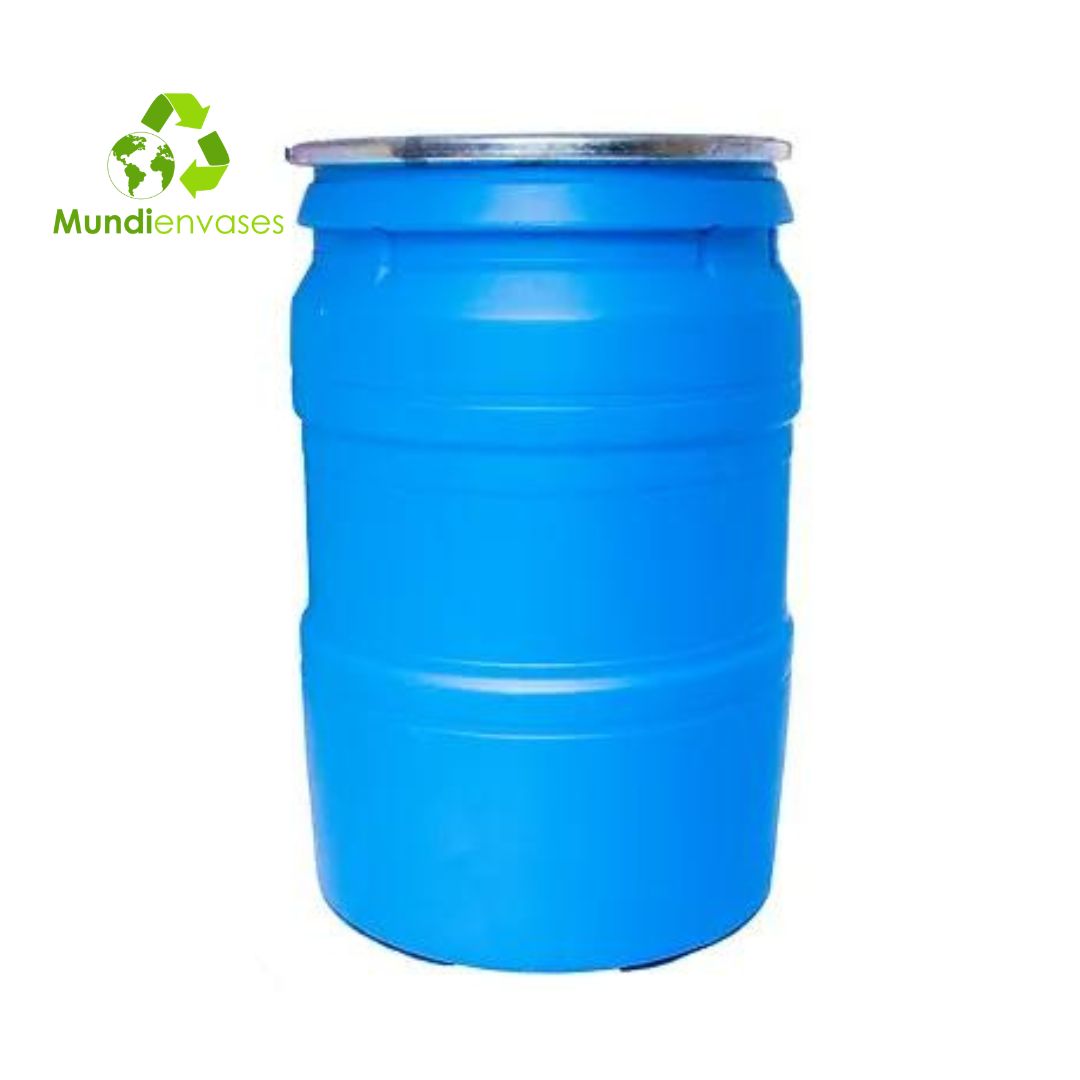 Caneca de 55 Galones (220 Litros) con Tapa de Aro | Mundienvases
